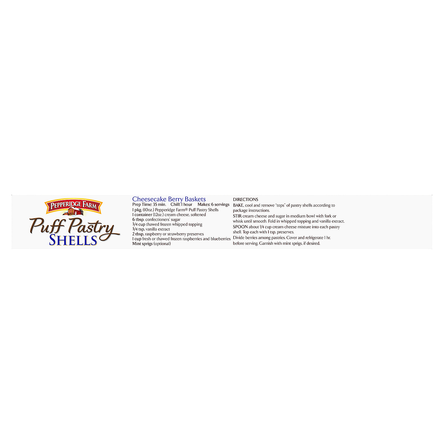 Puff Pastry Shells: Nutrition & Ingredients | GreenChoice